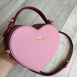Coach | Bags | Coach Heart Crossbody In Colorblock | Poshmark